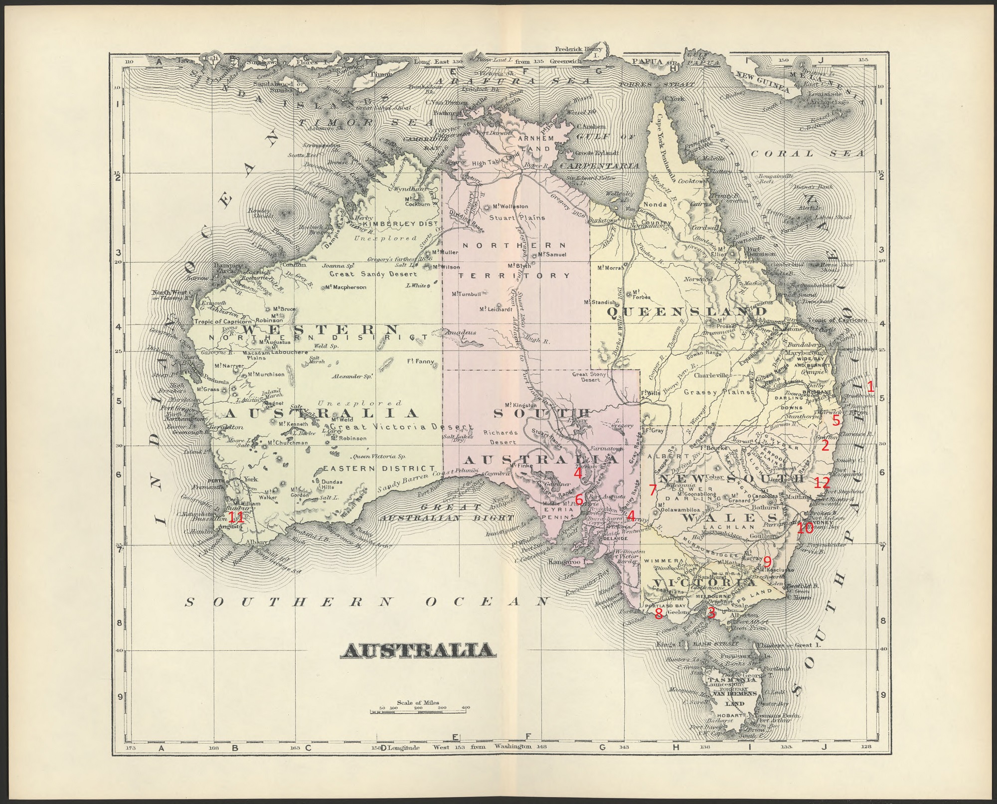 Map – Australian Ecological Restoration History